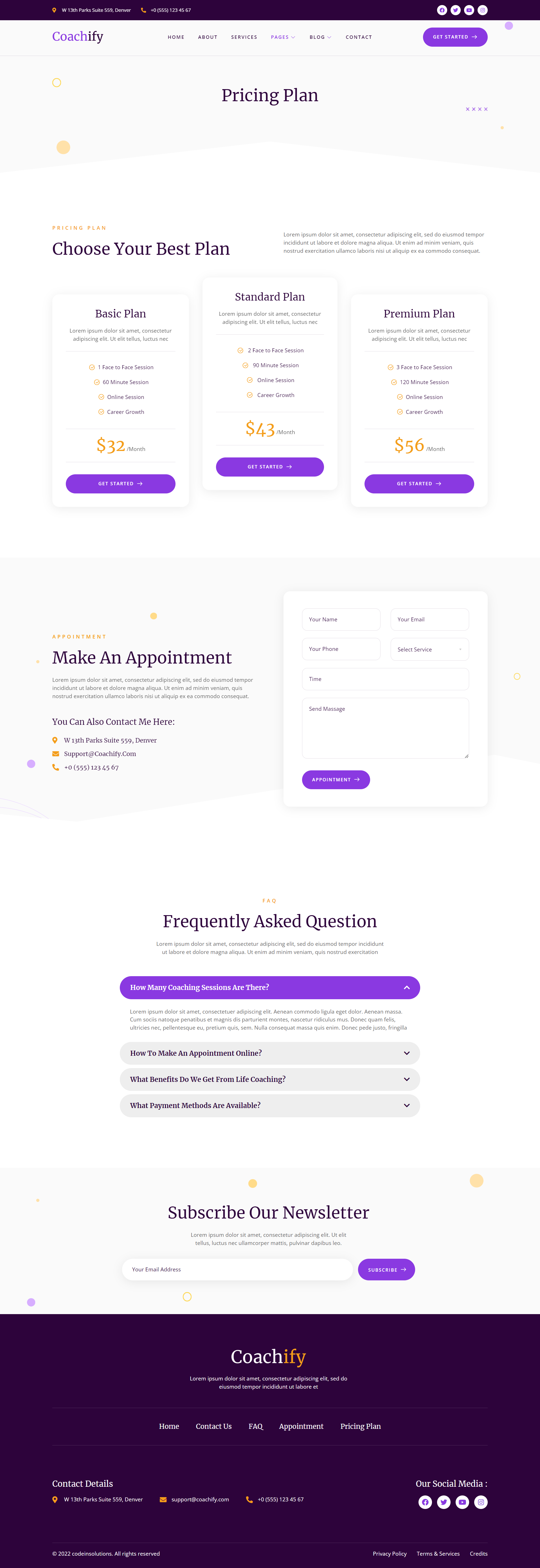 Coachify - Life Coach & Speaker Elementor Template Kit by codeinsolutions